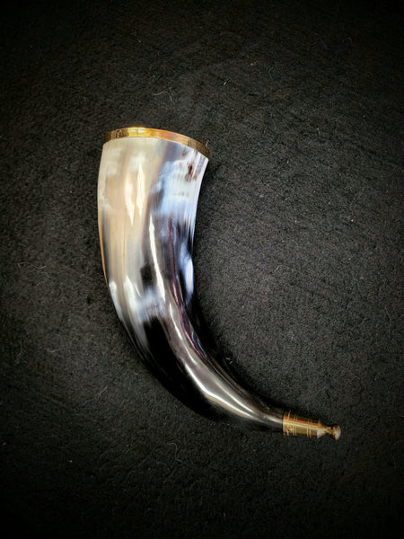 Mead Horn - Brass Rim & Tip - Simple – Dark Age Creations